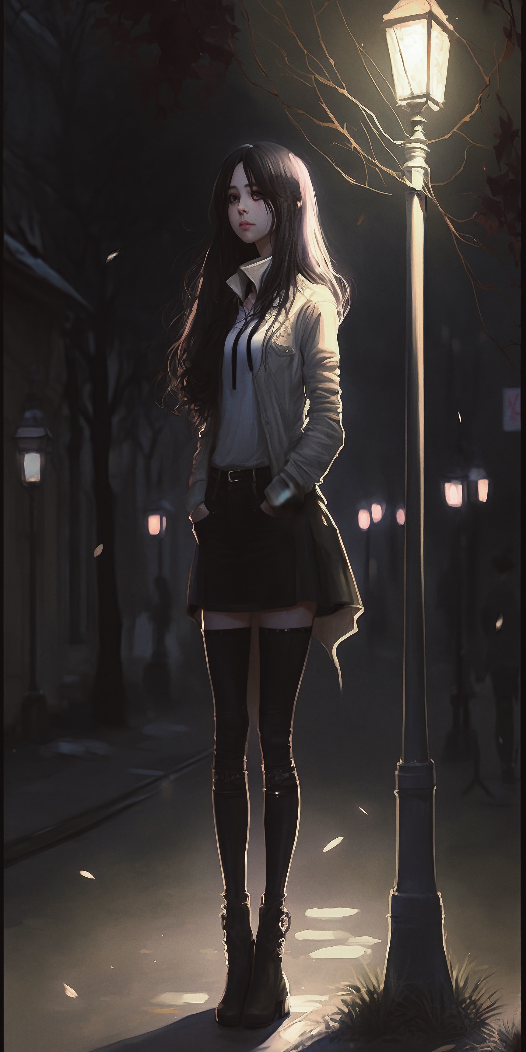 Pretty Girl Face Long Black Hair Tall Skinny Full Body Standing Pretty Girl Face Long Black Hair Tall Skinny Full Body Standing